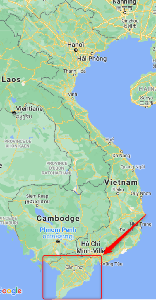 Mapa-ben-tre - Horizon Vietnam Travel
